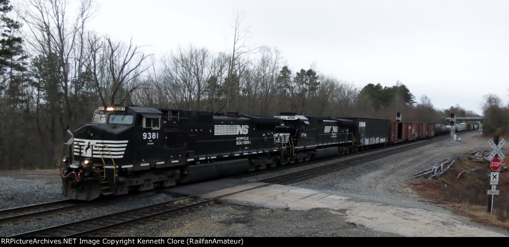 NS train #172 (Manifest) (New Orlebns, LA - Linwood, NC)